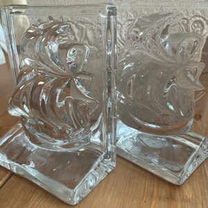 MCM Glass Nautical Bookends Pair - Etsy