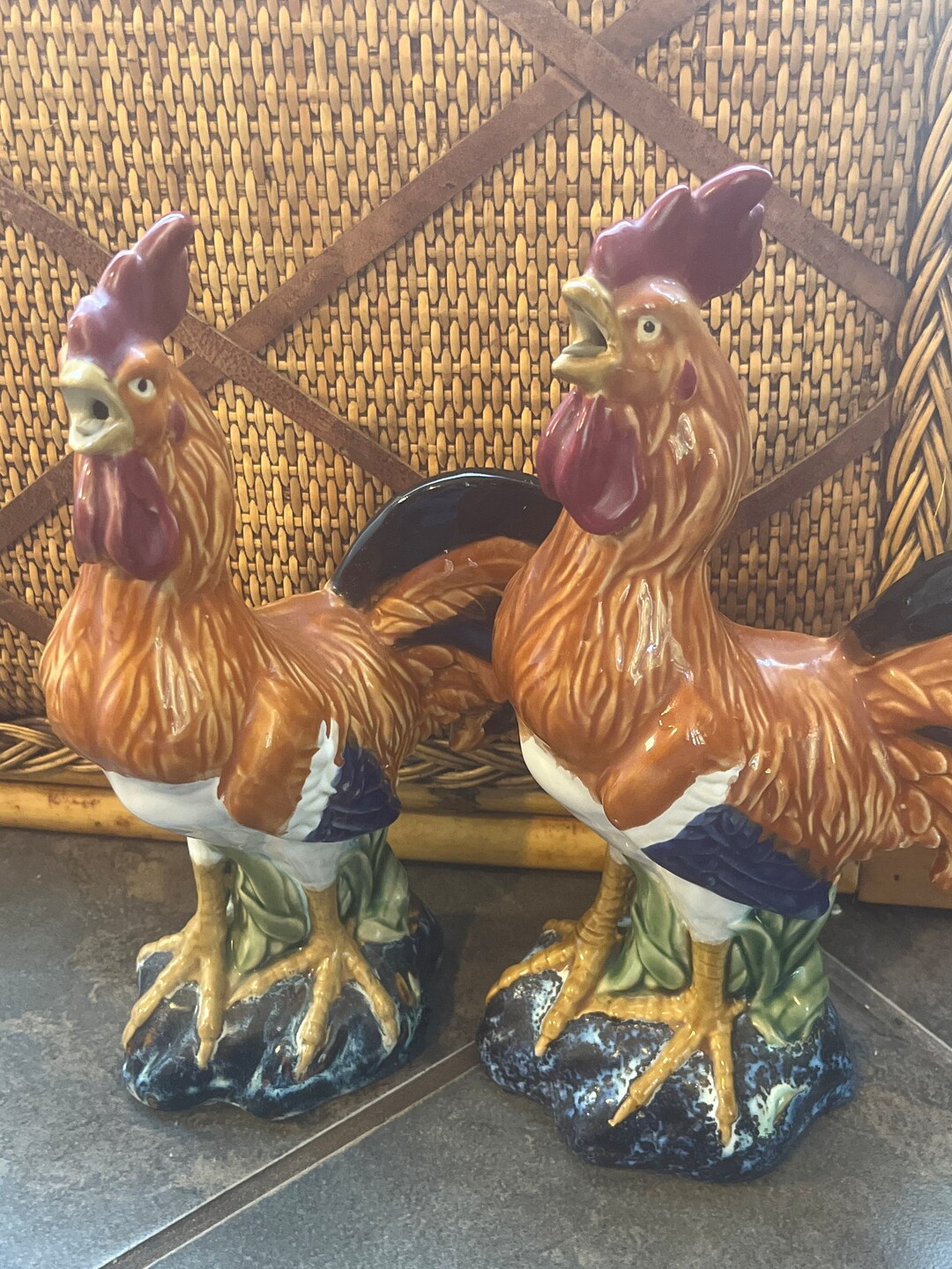 Two Andrea by Sadek Roosters - Etsy