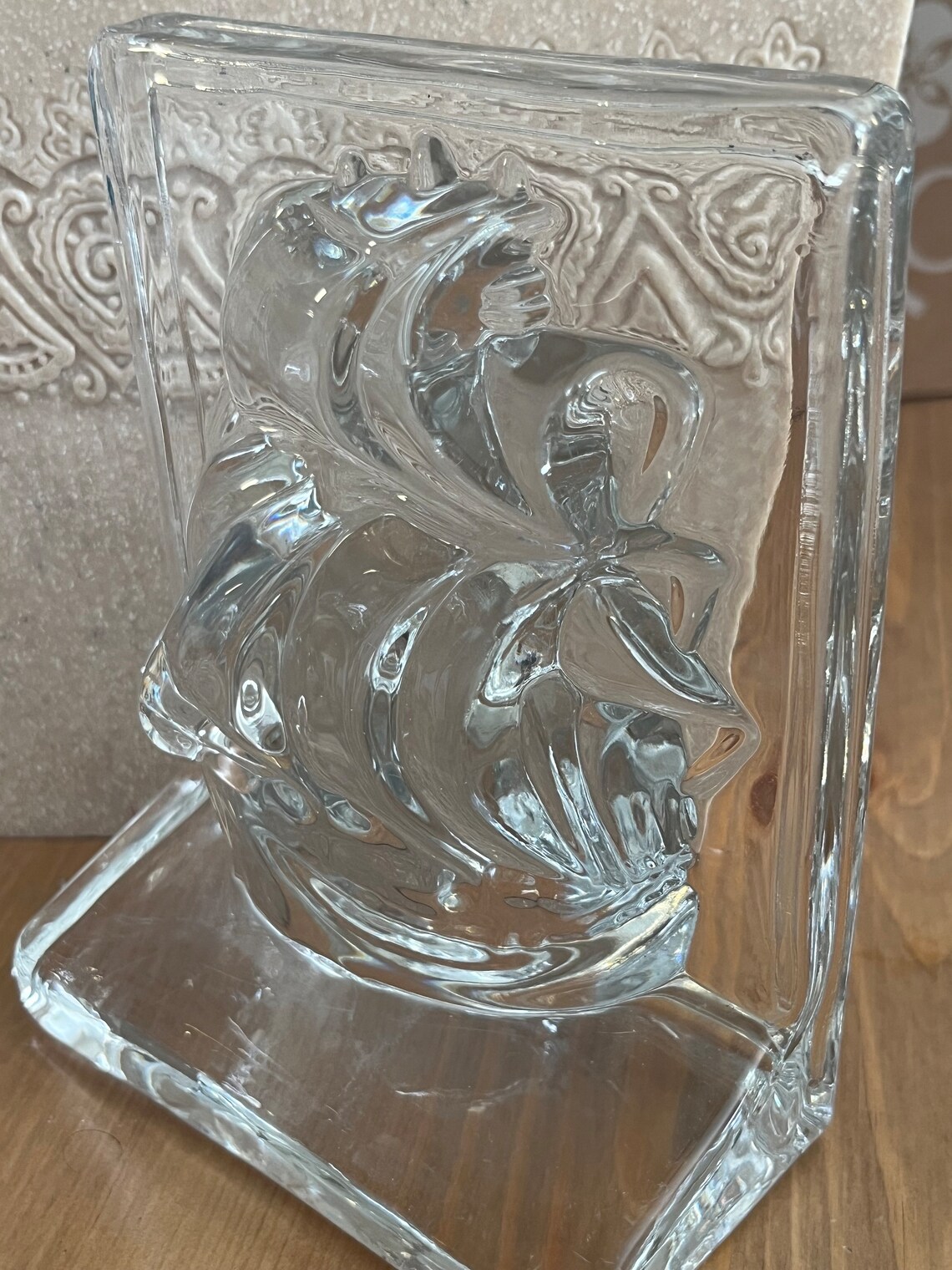 MCM Glass Nautical Bookends Pair - Etsy