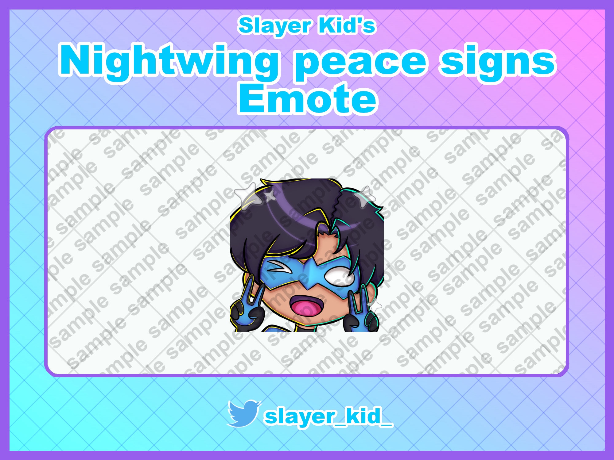 DC Robins + Batgirl Twitch and Discord Emotes/emojis Pack - Etsy