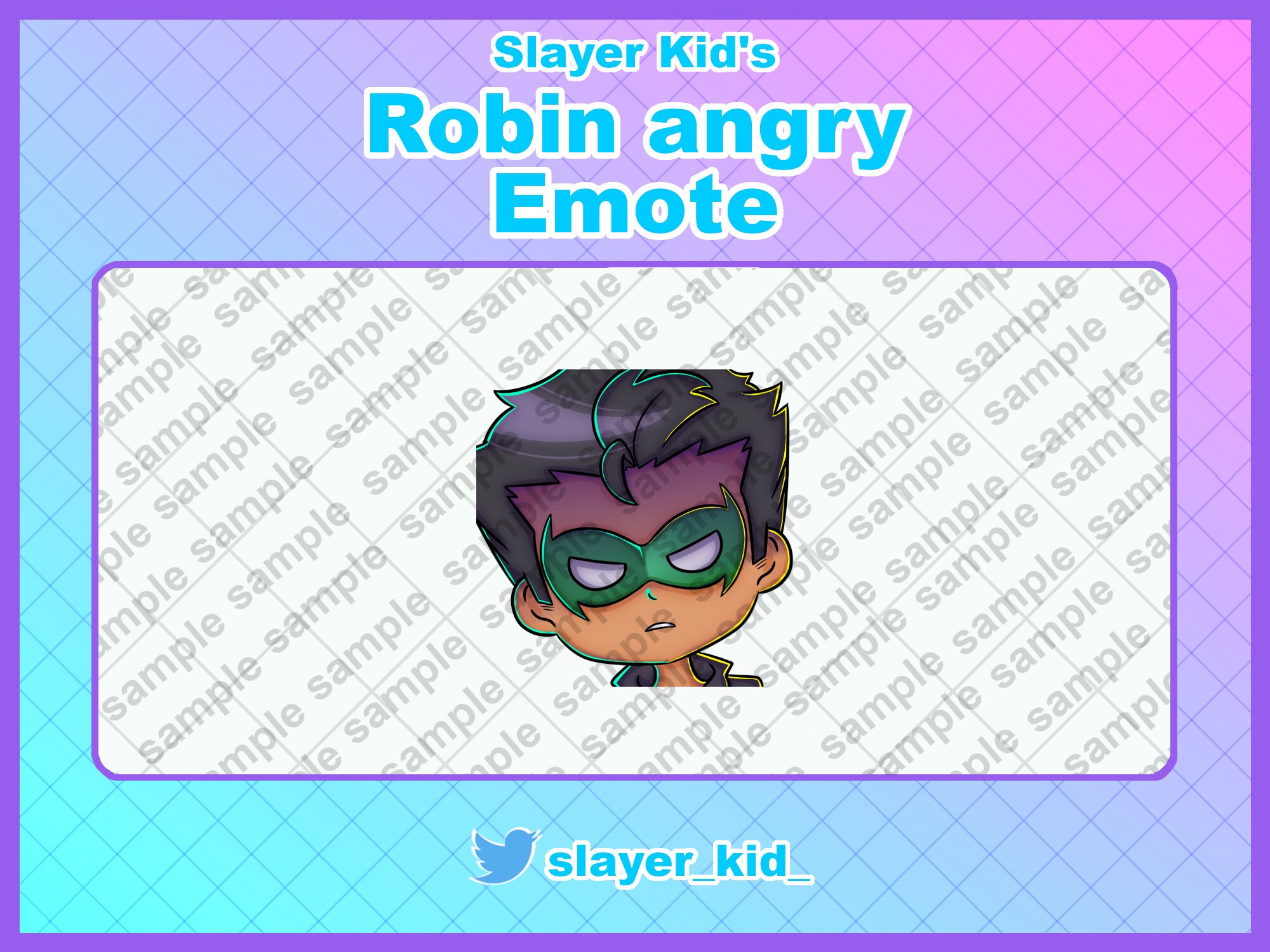 DC Robins + Batgirl Twitch and Discord Emotes/emojis Pack - Etsy