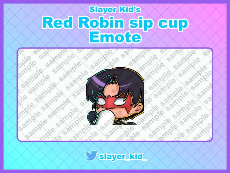 DC Robins + Batgirl Twitch and Discord Emotes/emojis Pack - Etsy
