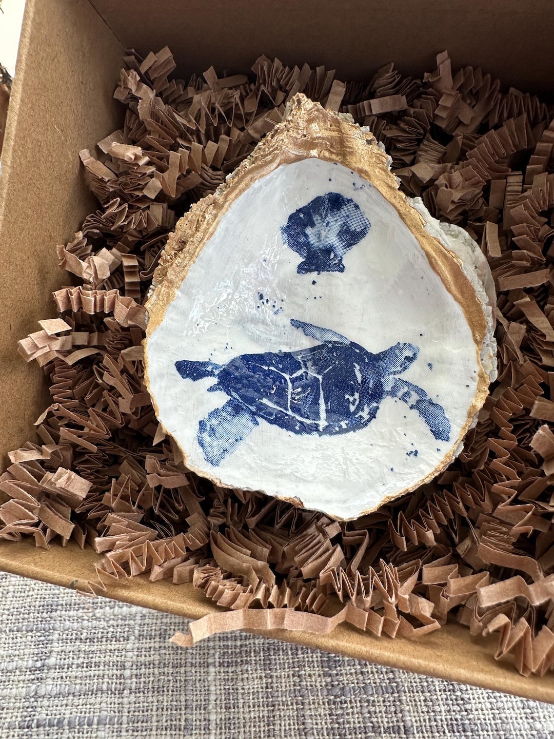 Oyster Shell Trinket Dish - Etsy