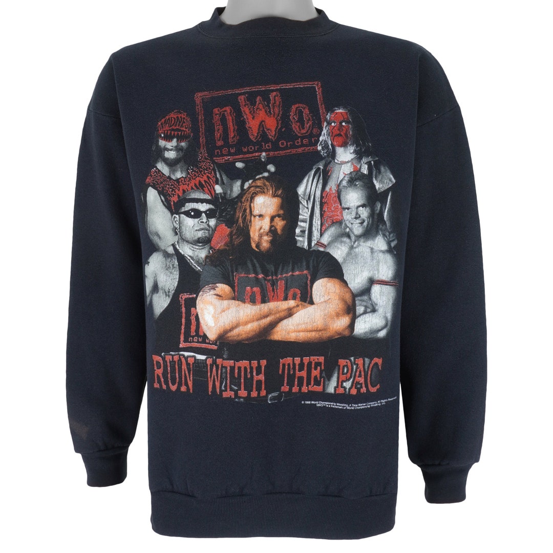 Vintage (tultex) - NWO Kevin Nash Wolfpac Run With the Pac Crew Neck ...