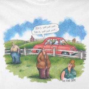 Vintage (the Far Side) - Yakity Yak Yak Yak T-shirt 1986 X-large - Etsy