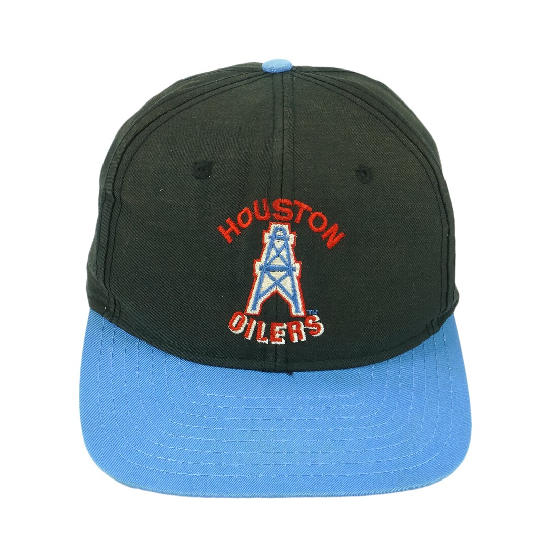NFL (AJD) - Houston Oilers Embroidered Logo Snapback Hat 1990s OSFA - Etsy