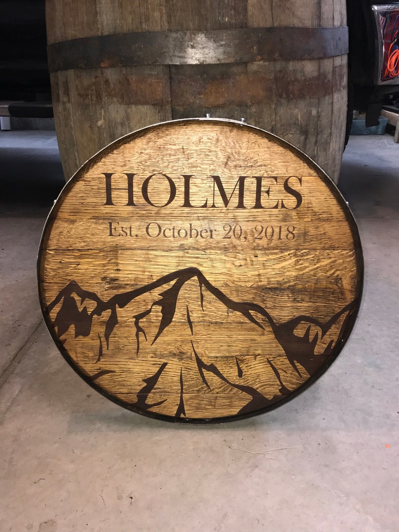 Authentic Barrel Head Signs - Etsy