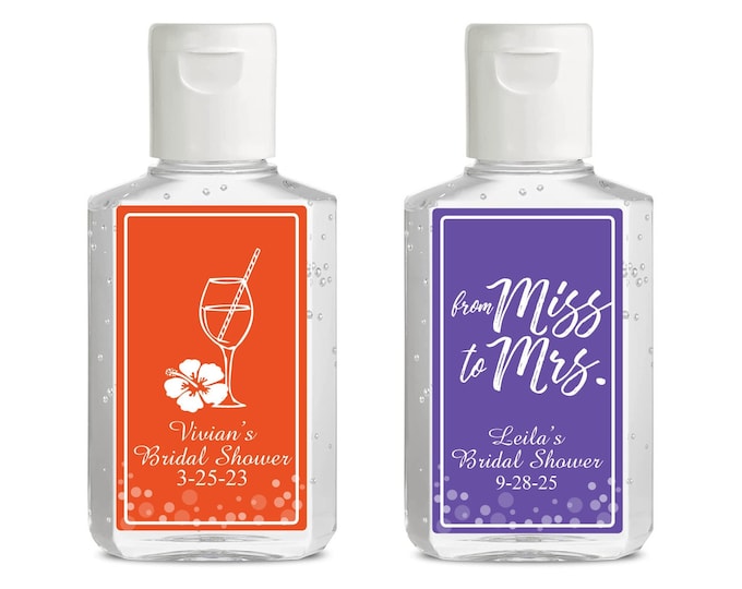 Bridal Shower Favors, Set of 18 the Bride is on Cloud Nine Personalized ...