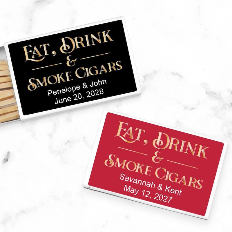 Custom Cigar Matches - Etsy