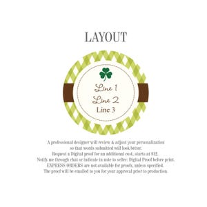 Set of 50 Personalized Matchbox With Labels Irish Shamrock Checkered ...