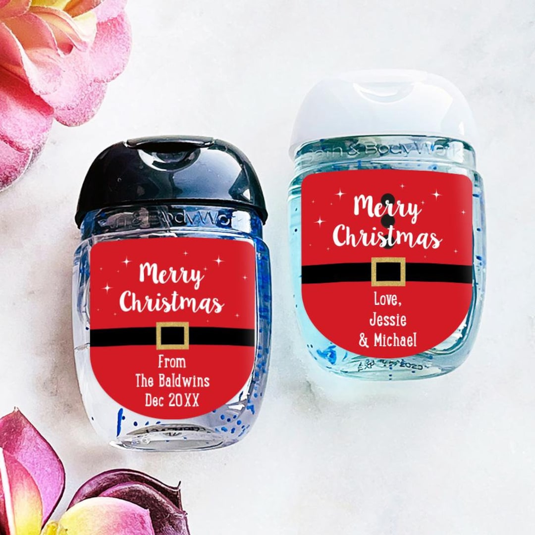 Christmas Holiday Santa Personalized Label Stickers, Personalized ...