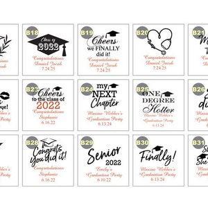 Set of 25 Personalized Reese's Peanut Butter Cups - Graduation ...