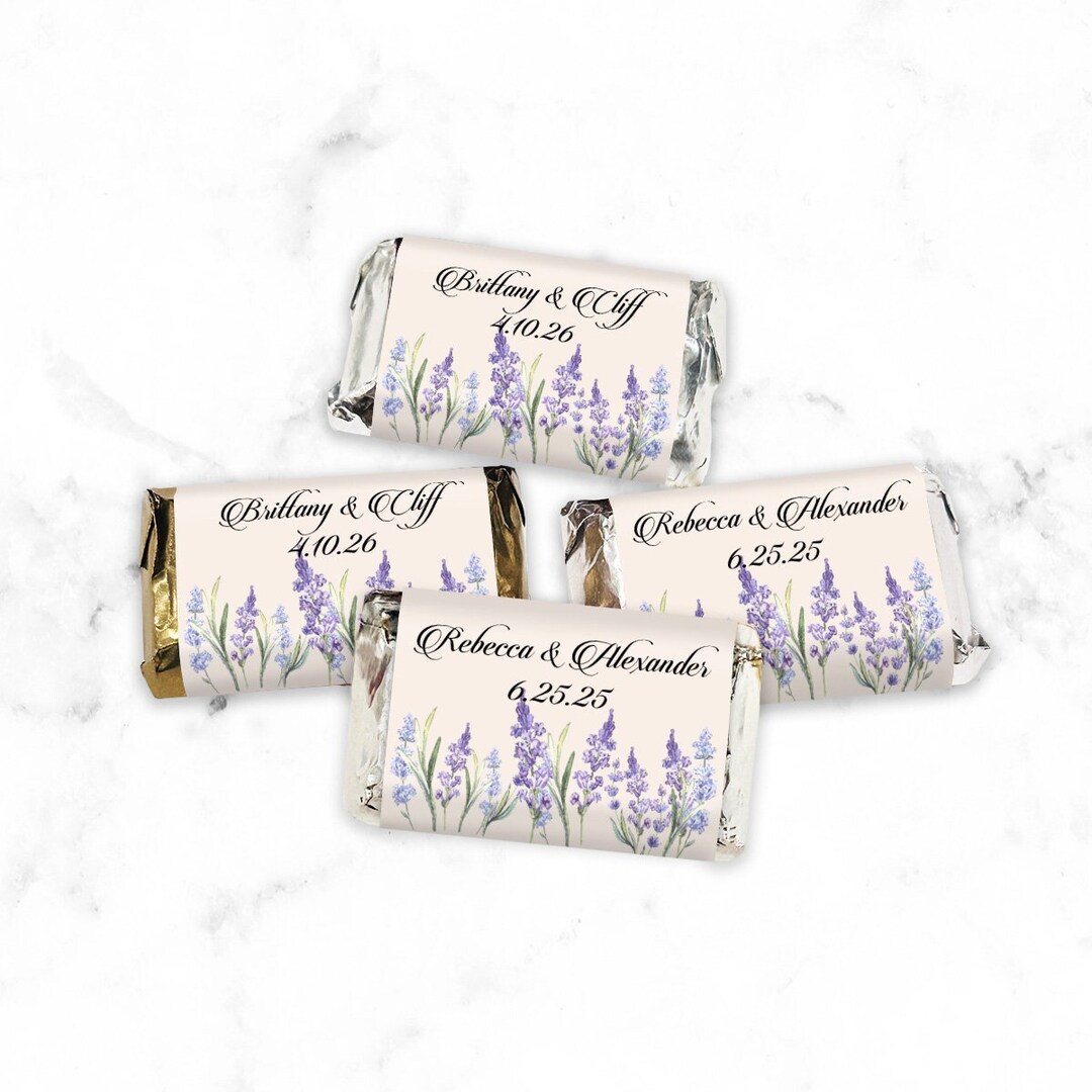 Lavender Labels Personalized Miniatures Hershey's Bar, Personalized ...