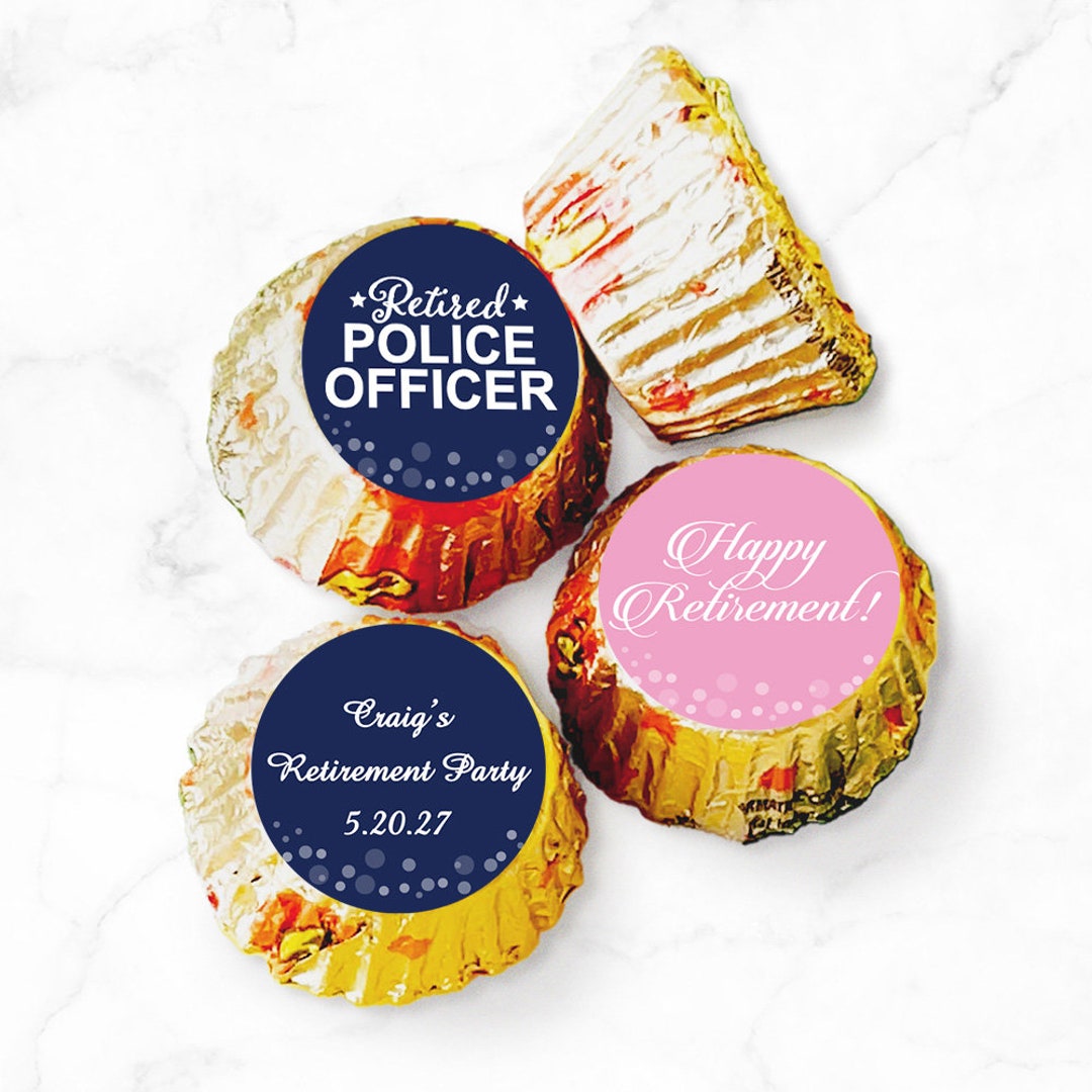 Set of 25 Retirement Personalized REESE'S Peanut Butter and Chocolate ...