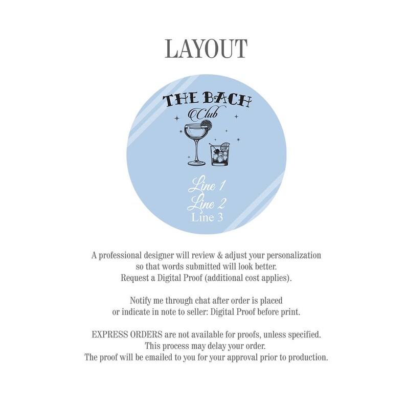 The Bach Club Personalized Water Bottle Labels, Personalized ...