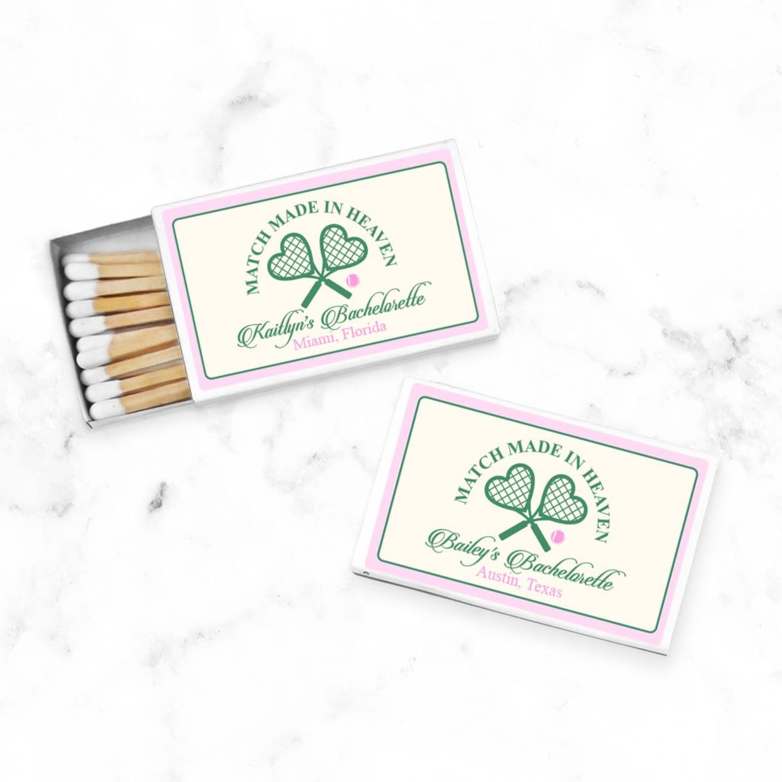 Match Made in Heaven Personalized Matchbox With Labels, Personalized ...