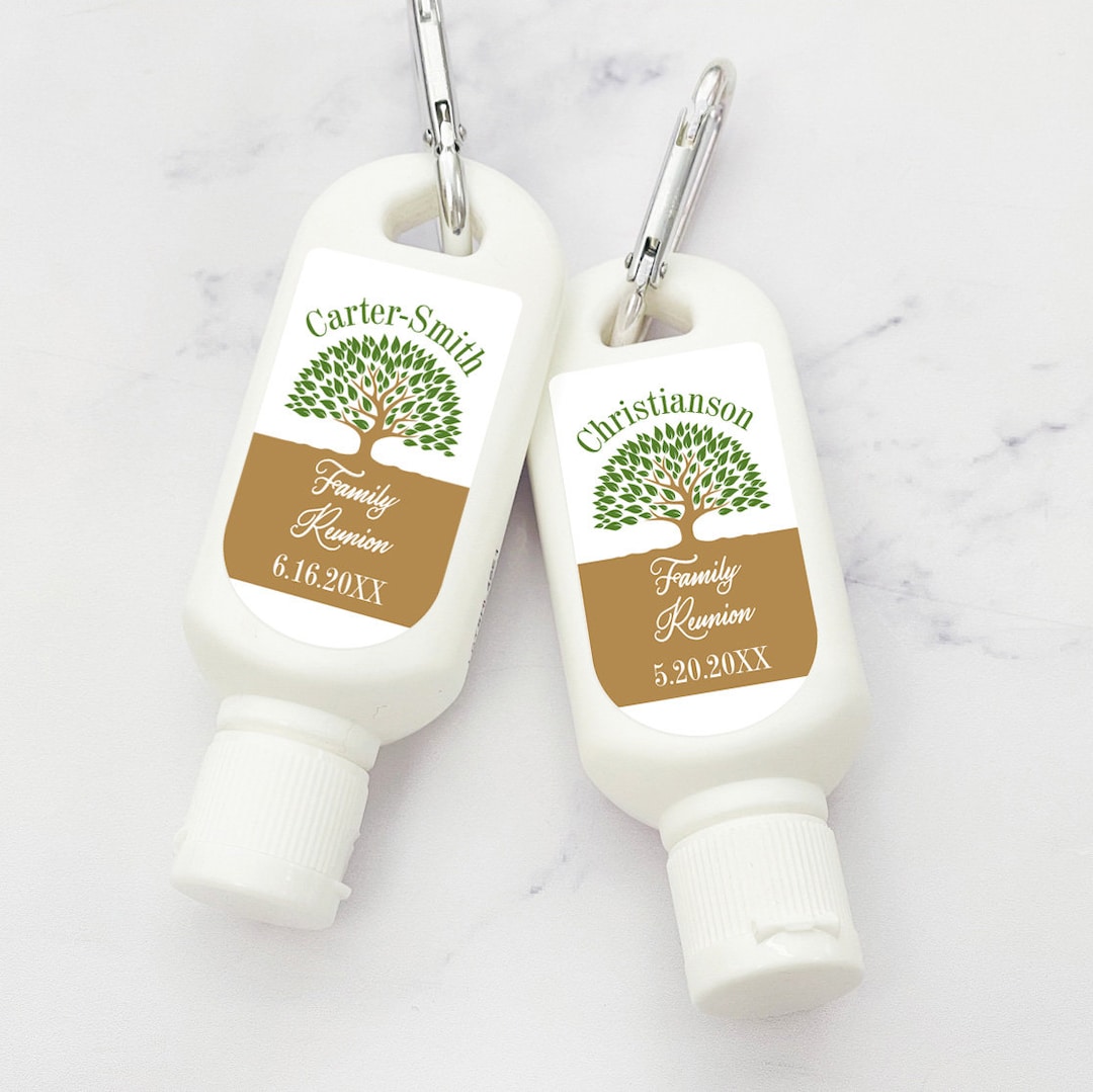 Family Reunion Mini Personalized Sunscreen With SPF30, Family Reunion ...