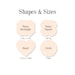 Family Reunion Personalized Fancy Shaped Labels Favors, Personalized ...