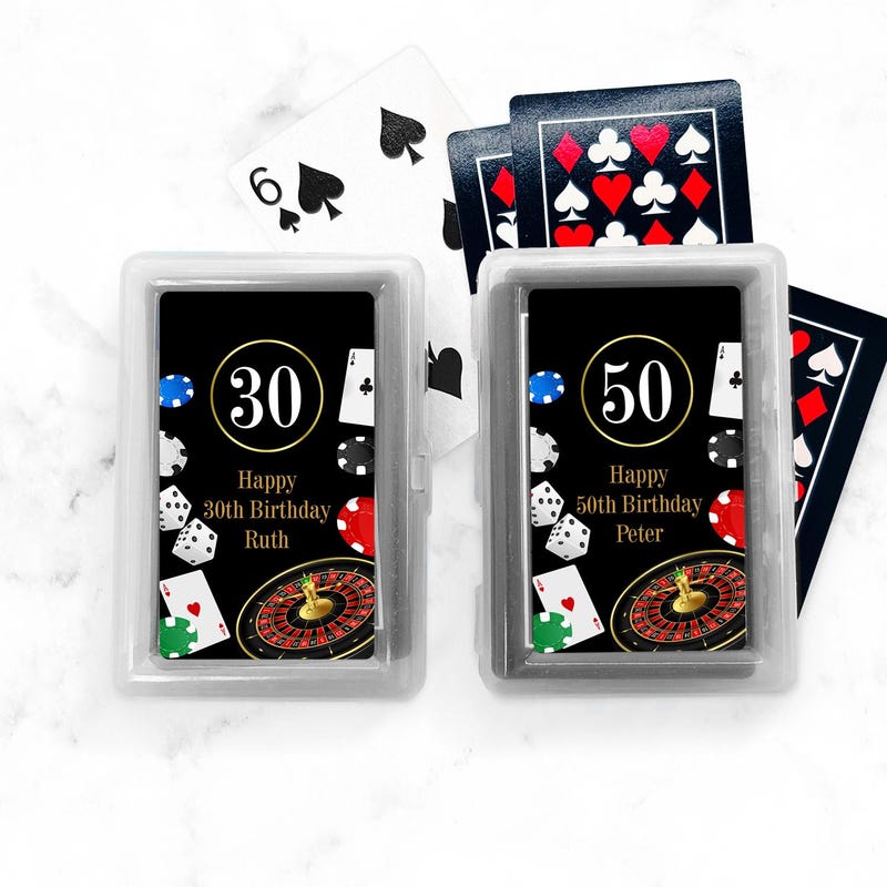 Personalized Playing Cards - Etsy
