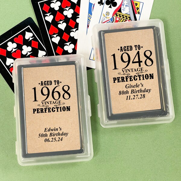 Personalized Playing Cards - Etsy