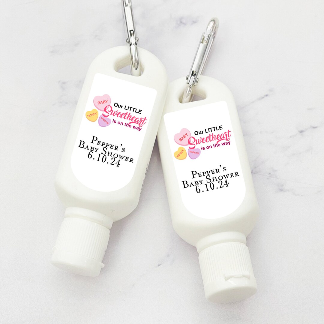 Set of 12 Mini Personalized Sunscreen With SPF30 Our Little Sweetheart ...