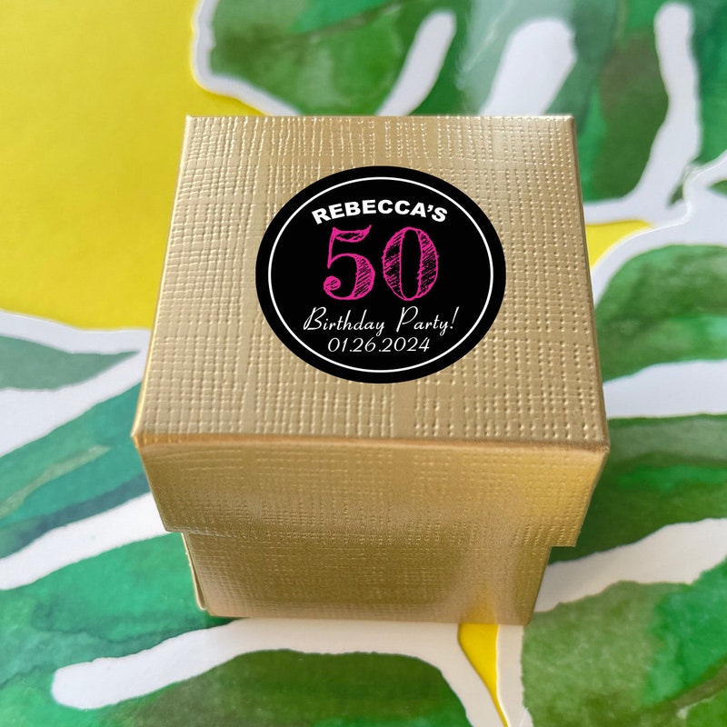 Birthday Favor Box - Etsy