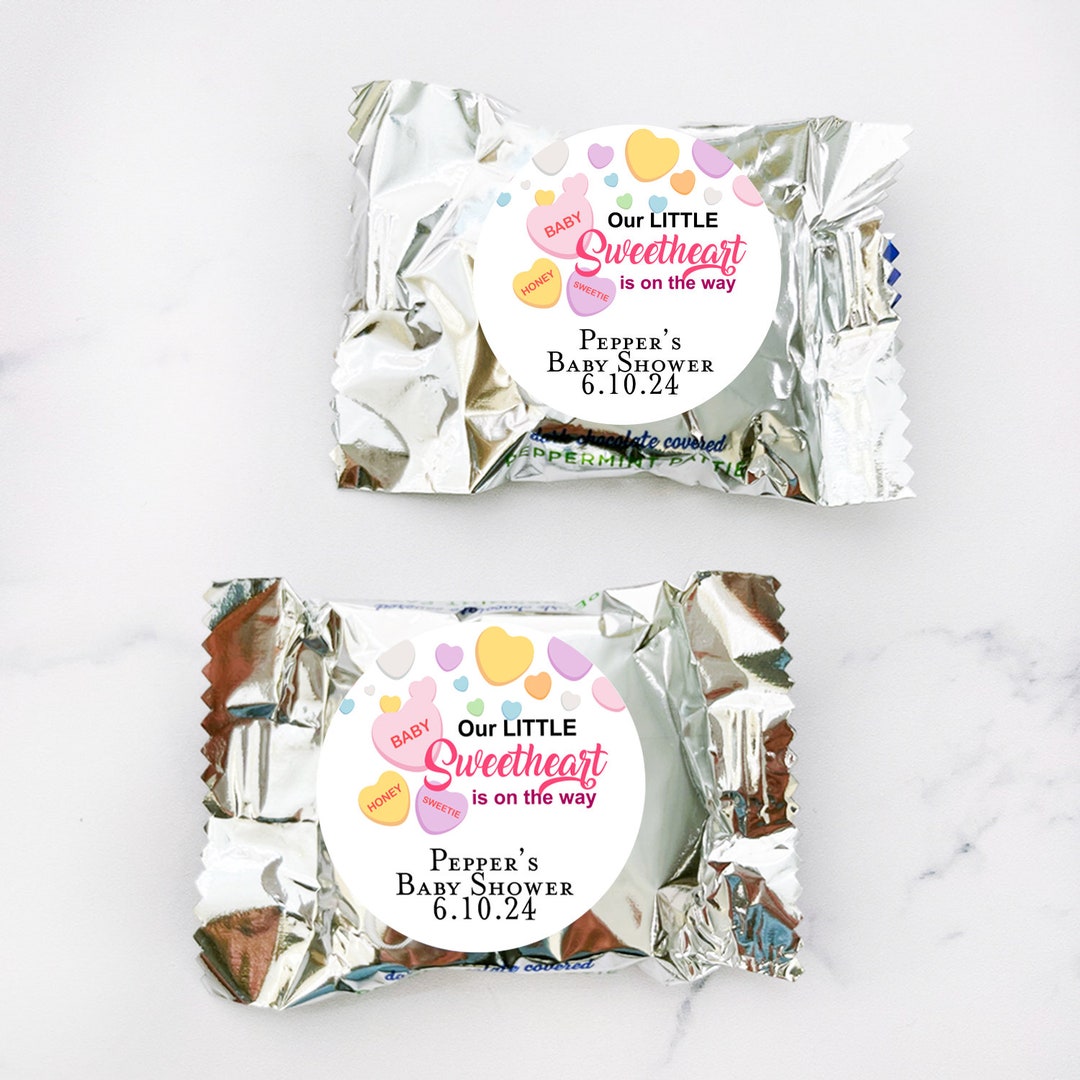 Set of 25 Personalized York Peppermint Our Little Sweetheart ...