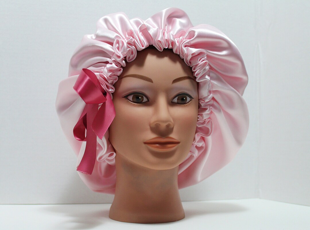 Reversible Satin Bonnet,adult Satin Bonnet, Adjustable Satin Bonnet ...