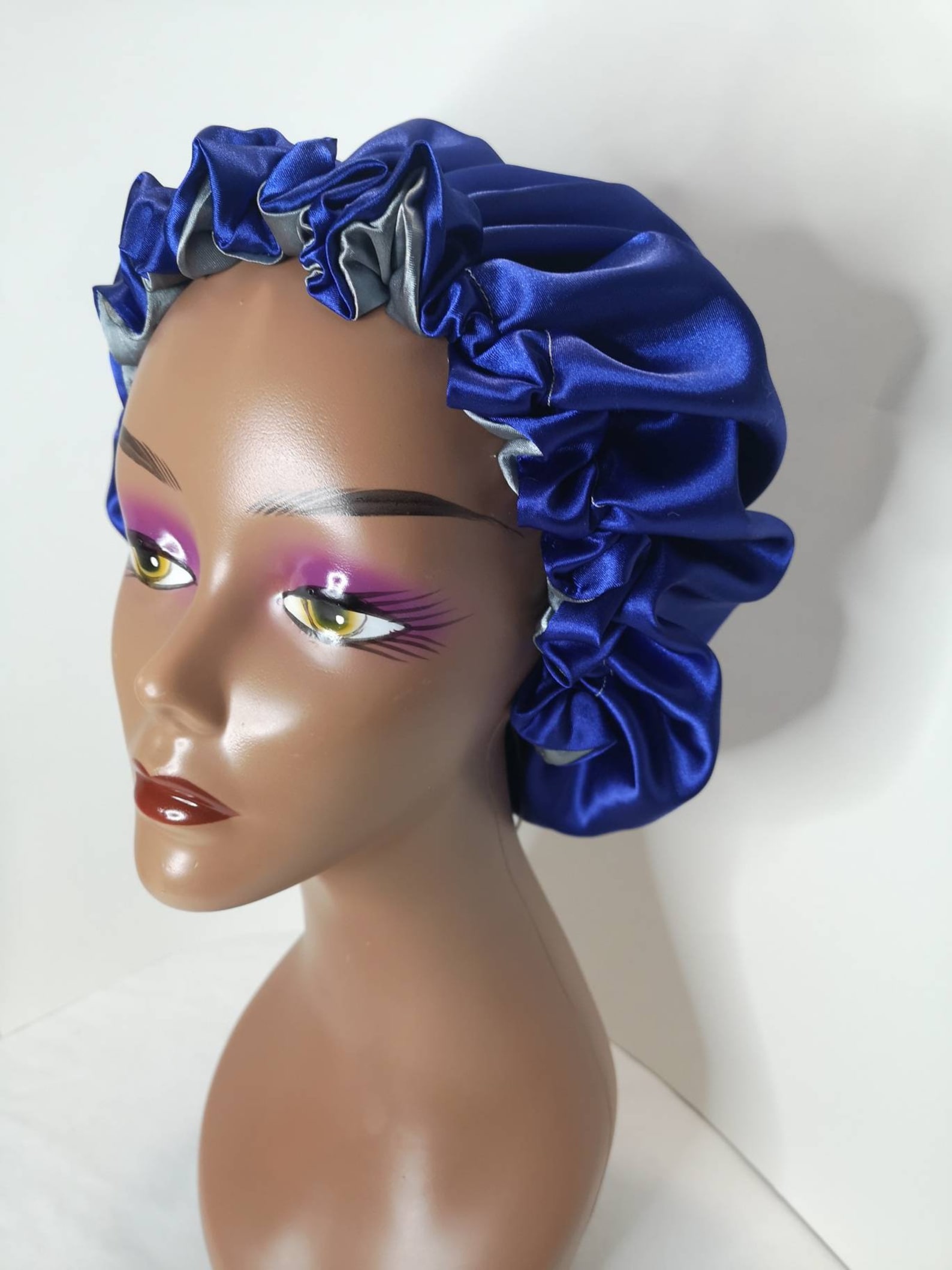 Reversible Satin Bonnetadult Satin Bonnet Adjustable Satin | Etsy