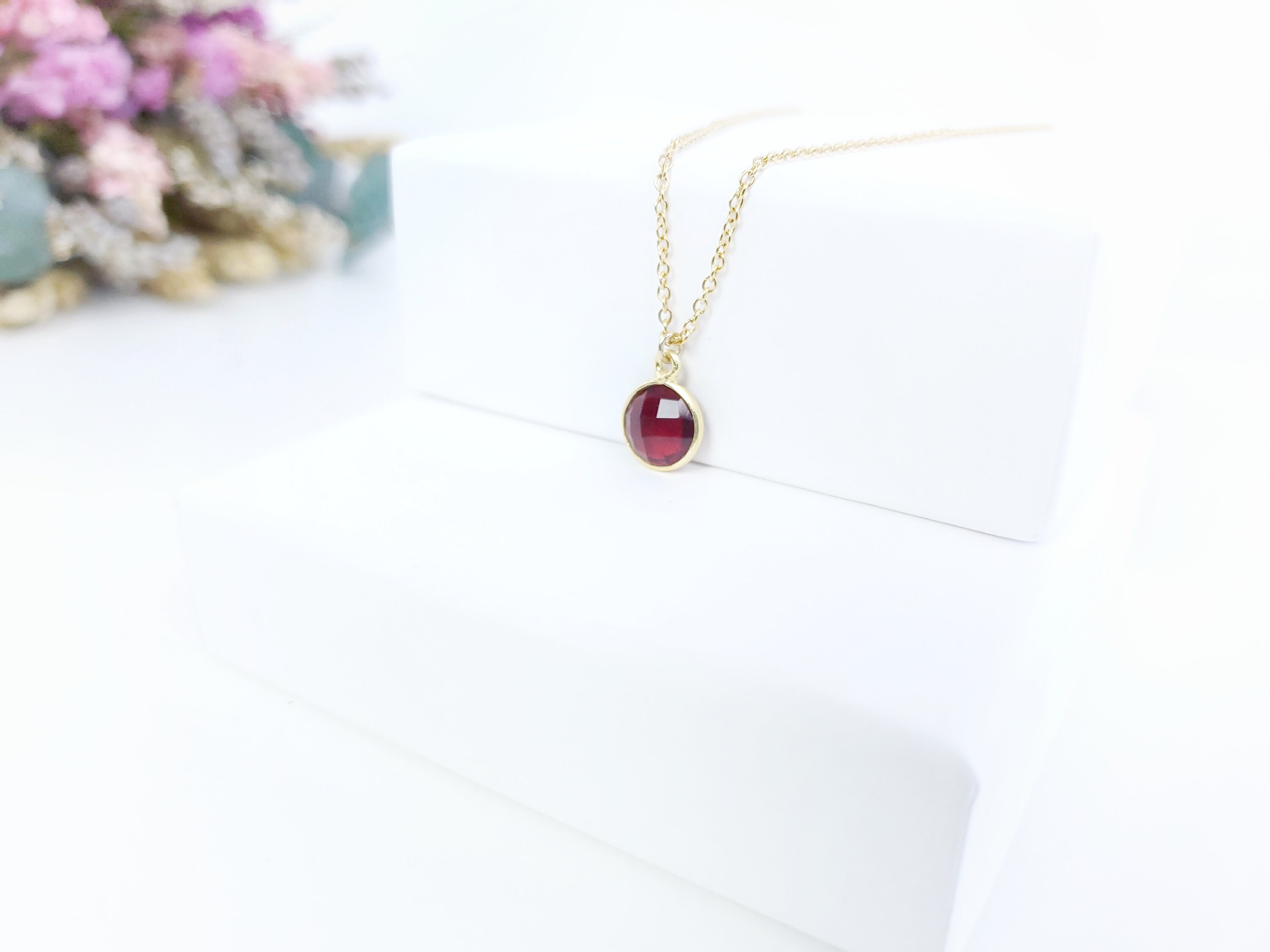 Real Ruby Necklace Genuine Ruby Natural Ruby Jewelry Gemstone | Etsy