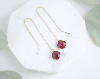 Threader Earrings - Etsy