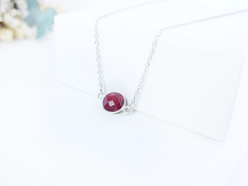 Real Ruby Necklace Genuine Ruby Natural Ruby Jewelry Gemstone - Etsy