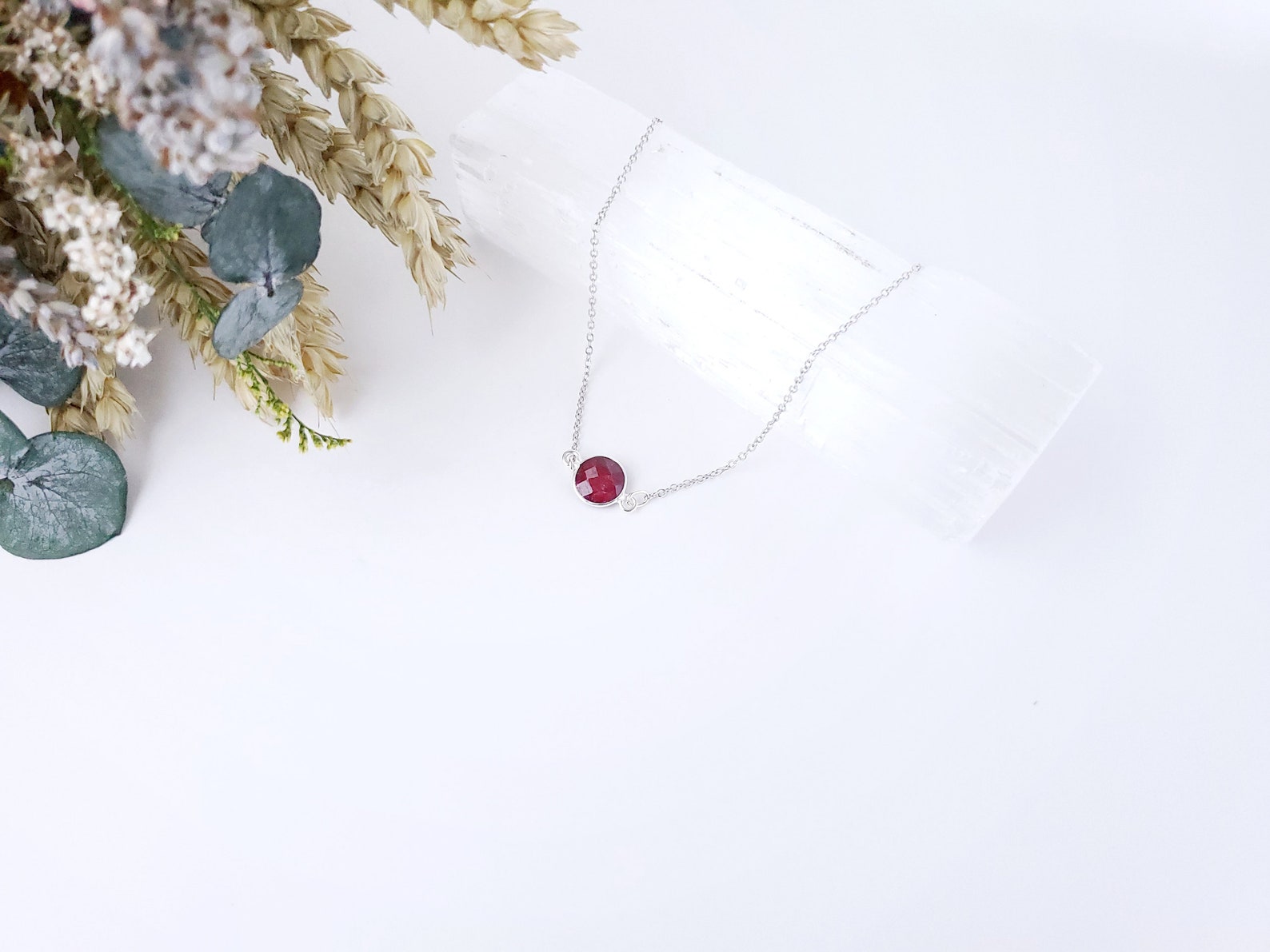 Real Ruby Necklace Genuine Ruby Natural Ruby Jewelry Gemstone - Etsy