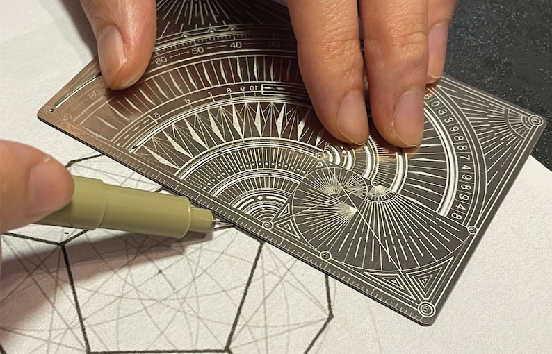 Artistry Edition Golden Ratio Ruler | Sketching Tool | DIY Craft ...