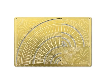 Golden Ratio Ruler Sketching Tool Draw Draft DIY Craft Stationery Tool ...