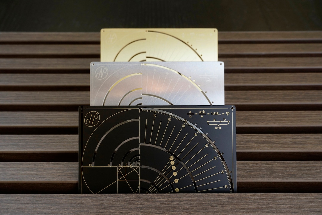 FULL SET Golden Ratio Ruler | Sketching Tool | Draw Draft DIY Craft ...