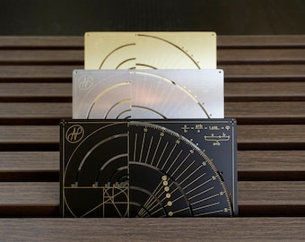 Golden Ratio Ruler Sketching Tool Draw Draft DIY Craft Stationery Tool ...