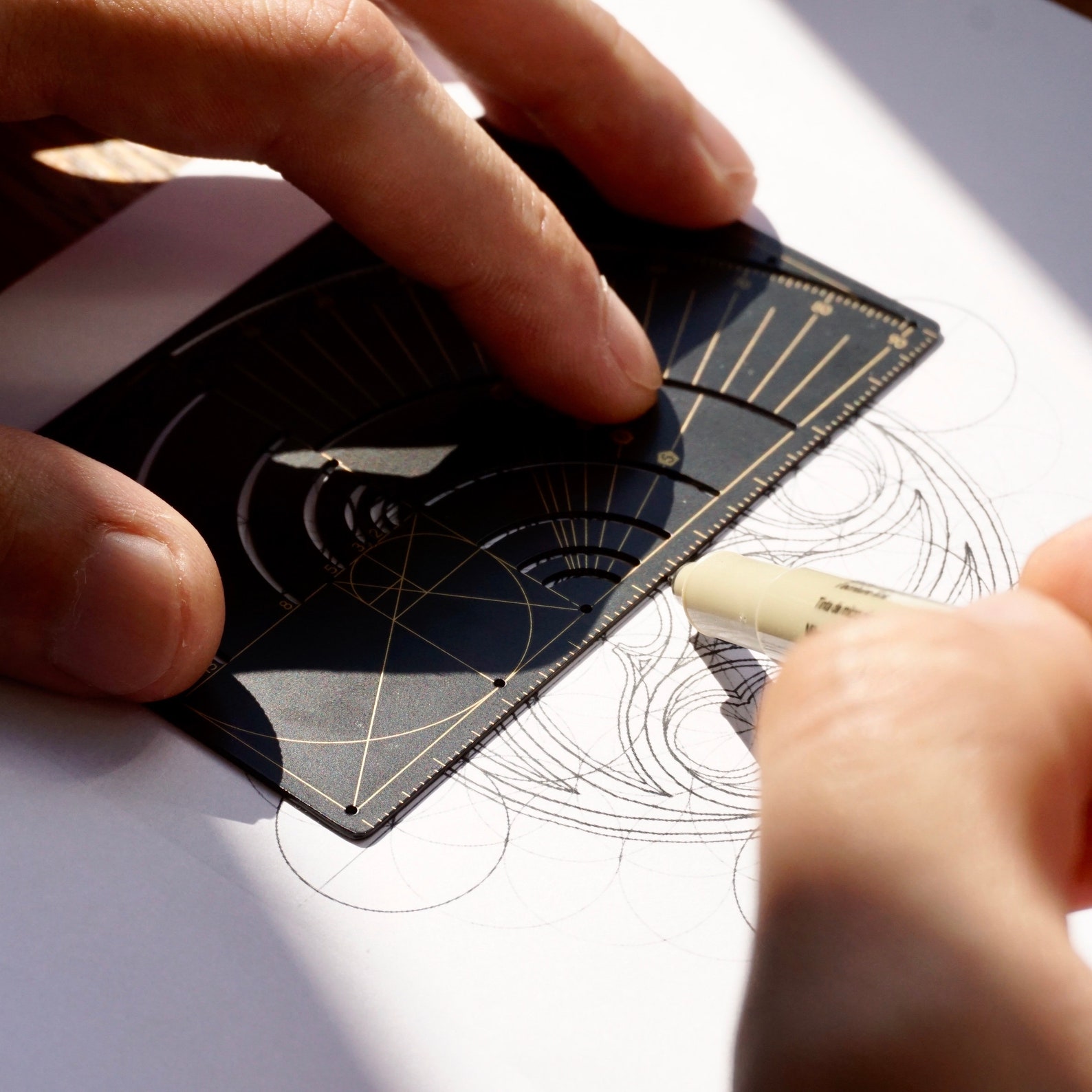 Golden Ratio Ruler | Sketching Tool | Draw Draft DIY Craft Stationery ...