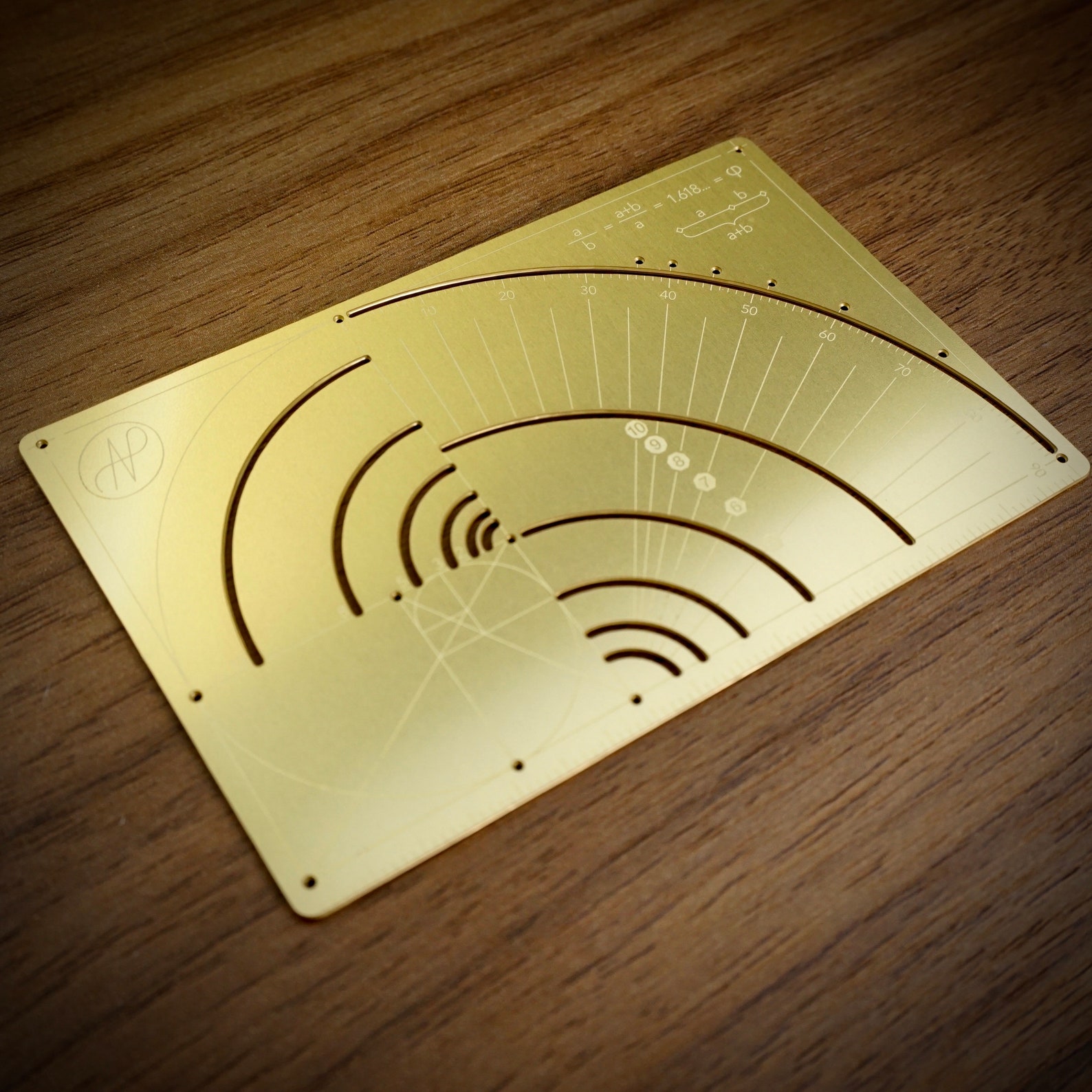 Golden Ratio Ruler | Sketching Tool | Draw Draft DIY Craft Stationery ...