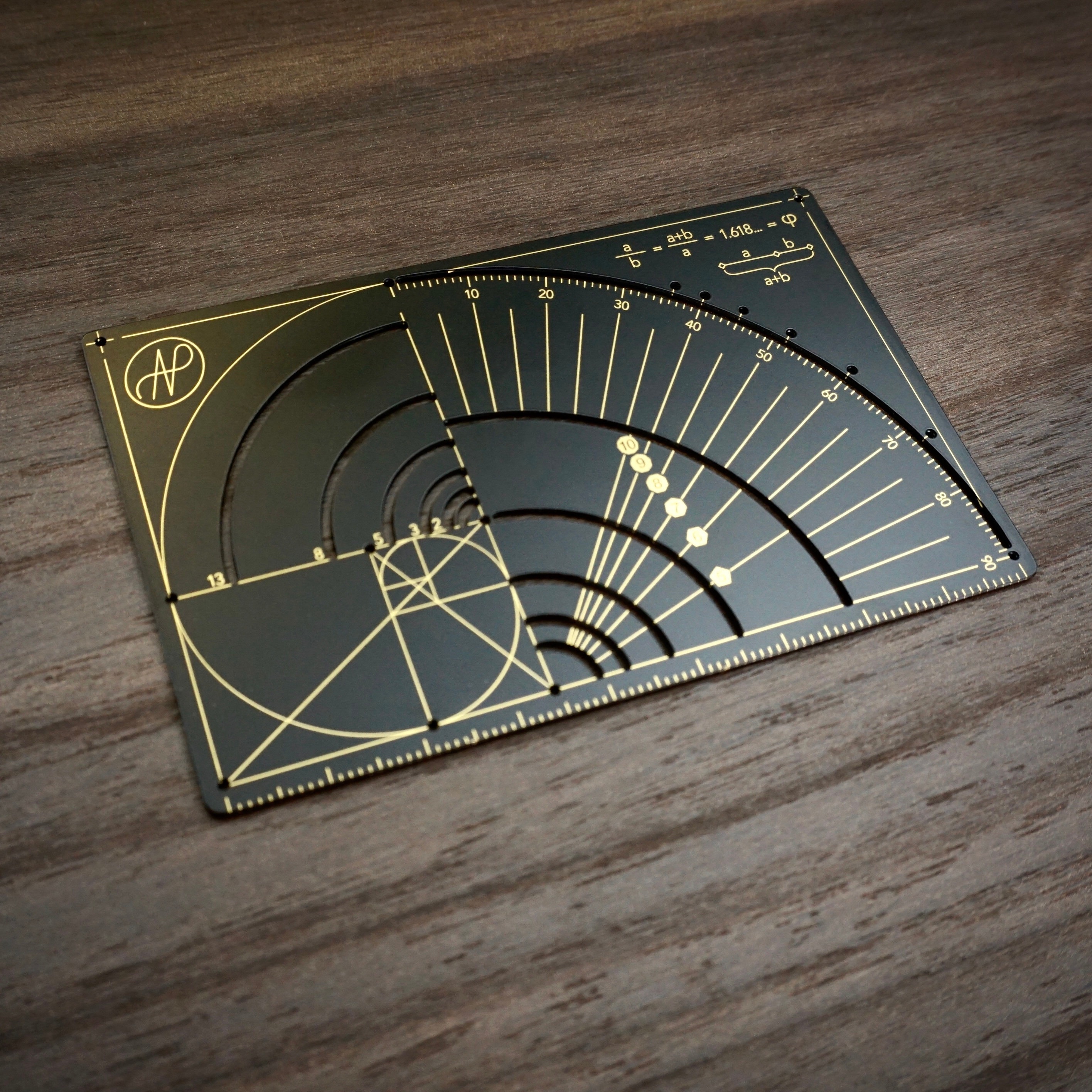 Golden Ratio Ruler | Sketching Tool | Draw Draft DIY Craft Stationery ...