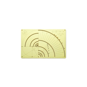 Golden Ratio Ruler | Sketching Tool | Draw Draft DIY Craft Stationery ...