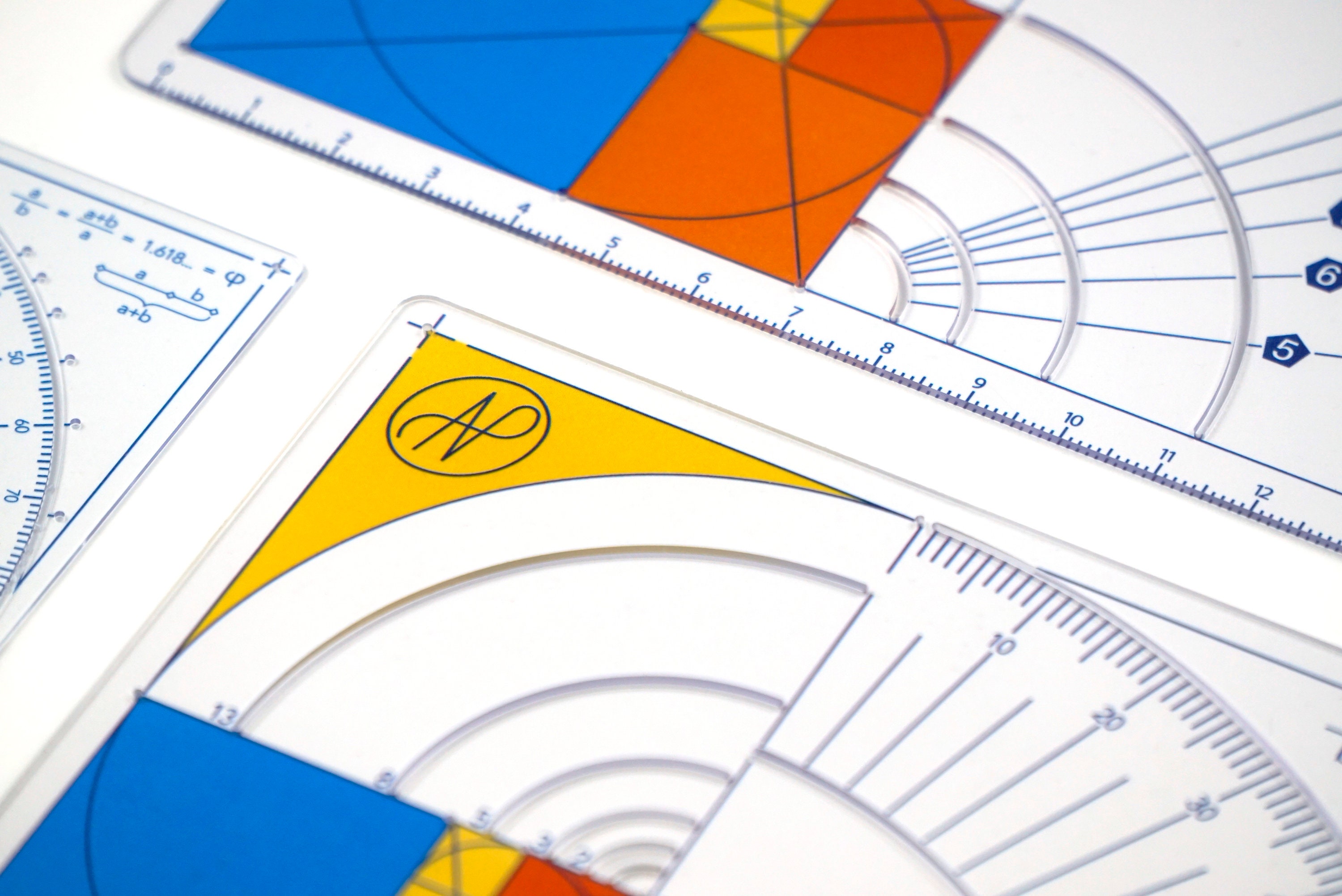 Golden Ratio Ruler Color Version | Sketching Tool | Draw Draft DIY ...