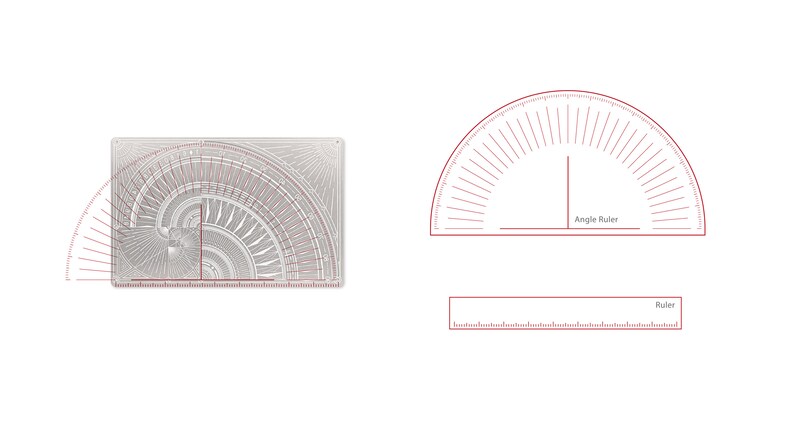 Artistry Edition Golden Ratio Ruler | Sketching Tool | DIY Craft ...