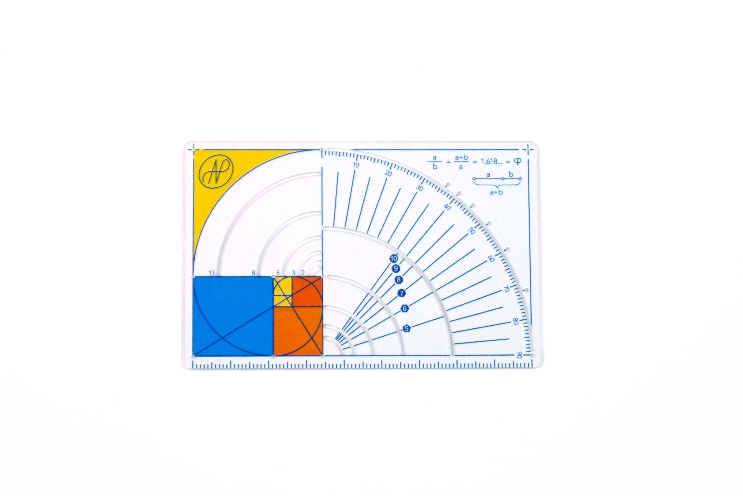 Golden Ratio Ruler Color Version | Sketching Tool | Draw Draft DIY ...