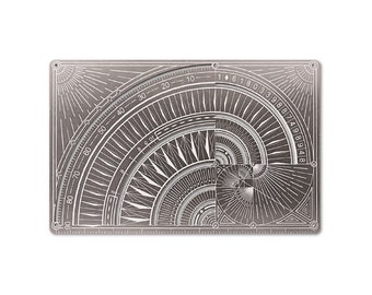 Golden Ratio Ruler Sketching Tool Draw Draft DIY Craft Stationery Tool ...