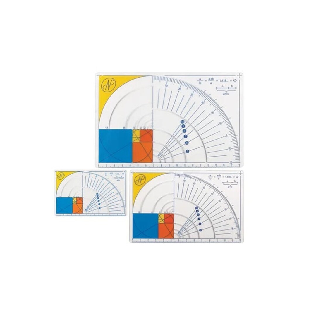 Golden Ratio Ruler Color Version | Sketching Tool | Draw Draft DIY ...
