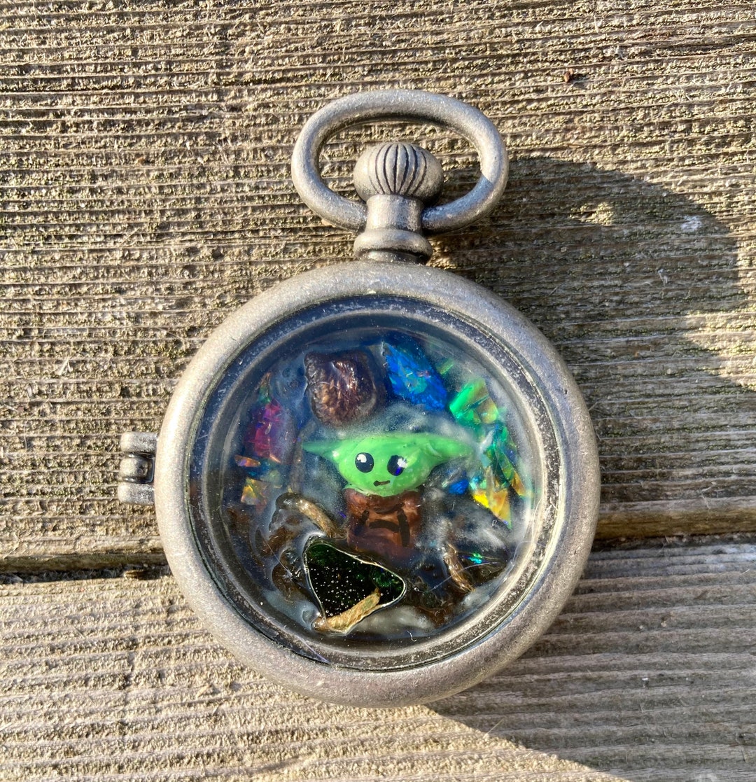 Baby Alien Locket Pendant /glow-in-the-dark - Etsy