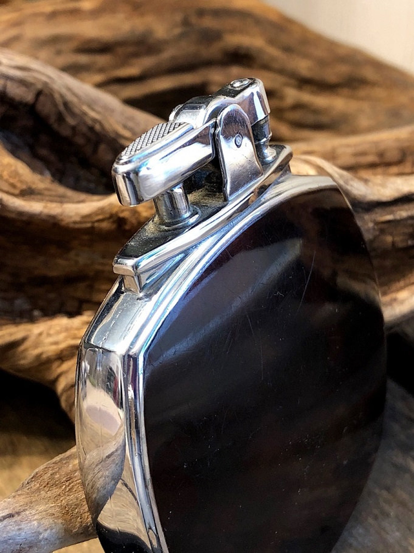 Very RARE Antique Ronson Literpact Cigarette Lighter & Makeup Compact ...