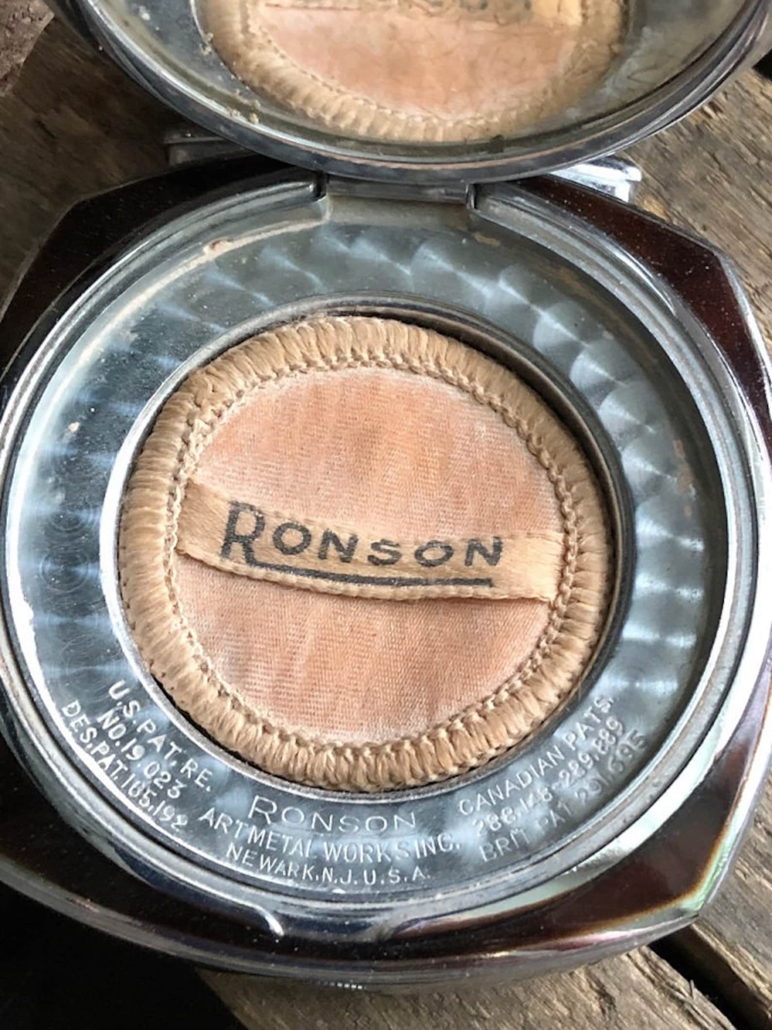 Very RARE Antique Ronson Literpact Cigarette Lighter & Makeup Compact ...