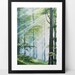Limited Edition 【sunray Forest】landscape Art Print. Morning Sunlight ...